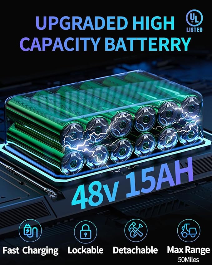 Ridstar Q20 MN 1000W Fat Tire Electric Bicycle – Ridstar EU